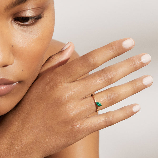 Defne Ring | Emerald – SELIN KENT